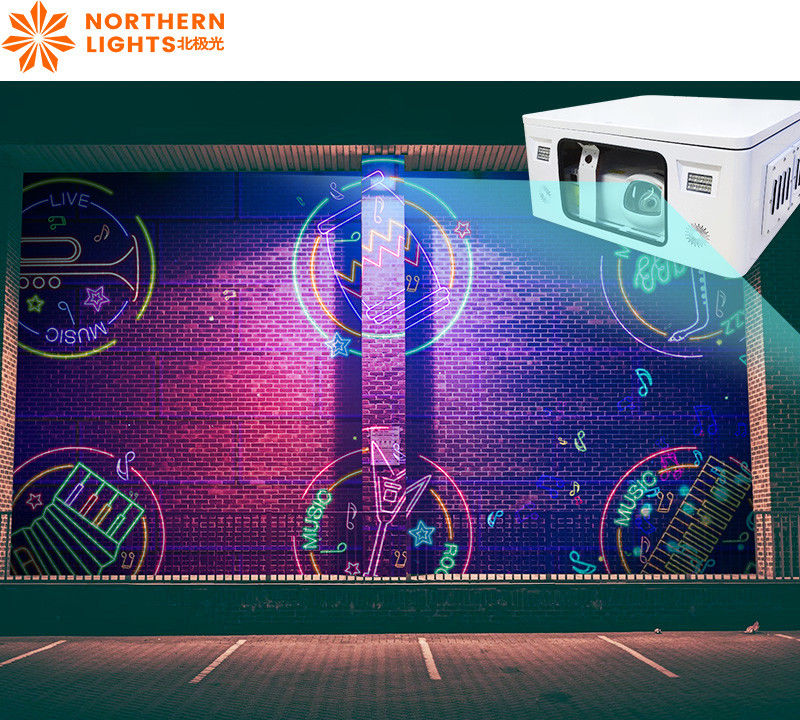 Projecteur mural interactif architectural 8500 lumens pour le tourisme ...